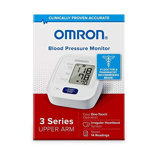 Omron Upper Arm Blood Pressure Monitor, 3 Series