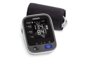 omron 10 series upper arm blood pressure monitor; 2-user, 200-reading memory, backlit display, truread technology, bp indicator leds by omron