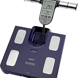 OMRON BF511 Clinically Validated Full Body Composition Monitor with 8 high-Precision sensors for Hand-to-Foot Measurement - Blue