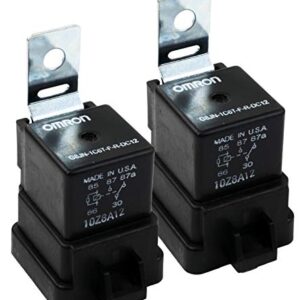 ( One Pair) OMRON Trim Tilt Relay for Outboard Motor American, SPDT, 12 VDC, 40A, G8JN Series, Panel, Quick Connect