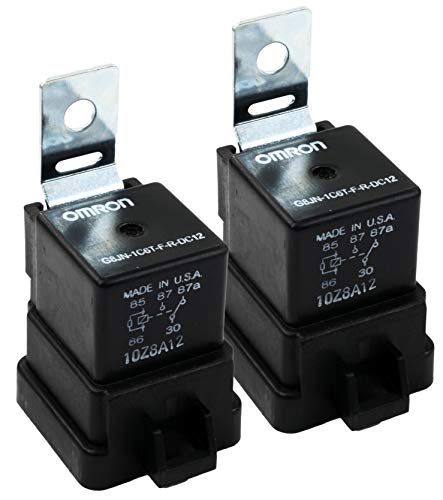 ( One Pair) OMRON Trim Tilt Relay for Outboard Motor American, SPDT, 12 VDC, 40A, G8JN Series, Panel, Quick Connect