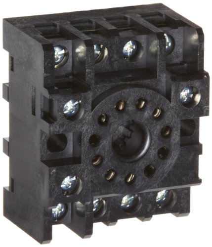 Omron PF113A-E General Purpose Track Mounted Socket, 3 Poles, 10 A Maximum Carry Current, For Use With MKS3 Series Relays