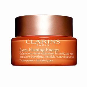 Clarins Extra-Firming Energy Moisturizer | 2-in-1 Anti-Aging and Radiance Boosting Day Cream | Skin Is Revitalized Immediately After Application* | Visibly Firms, Tightens and Smoothes | 1.7 Ounces