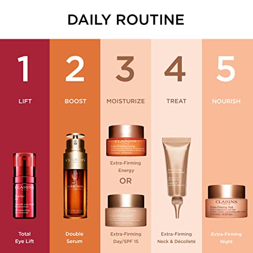 Clarins Extra-Firming Energy Moisturizer | 2-in-1 Anti-Aging and Radiance Boosting Day Cream | Skin Is Revitalized Immediately After Application* | Visibly Firms, Tightens and Smoothes | 1.7 Ounces