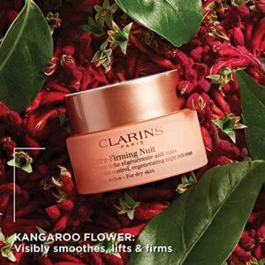 Clarins Extra-Firming Night Cream | Anti-Aging Moisturizer | In Just 2 Weeks, Skin Appears Visibly Regenerated, Firmer and Tighter* | Evens Skin Tone | Nourishes and Soothes | Dry Skin Type | 1.6 Oz