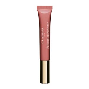 clarins natural lip perfector | award-winning | sheer finish lip gloss | instant 3d shine | nourishing, hydrating, softening and lip plumping | contains natural plant extracts with skincare benefits