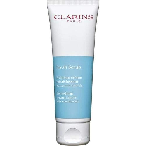 Clarins Fresh Scrub | Award-Winning | Refreshing, Cream-Gel Face Scrub With Natural Beads | Gently Exfoliates, Refreshes and Hydrates | Paraben-Free | SLS -Free | Mineral Oil Free | All Skin Types