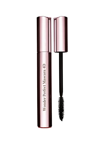 Clarins Wonder Perfect Mascara | Visibly Lengthens, Curls, Defines and Volumizes Lashes With Lash Boosting Complex | Long-Wearing | Contains Plant Extracts With Skincare Benefits | 0.2 Ounces