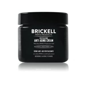 brickell men’s revitalizing anti-aging cream for men, natural and organic anti wrinkle night face cream to reduce fine lines and wrinkles, 2 ounce, scented