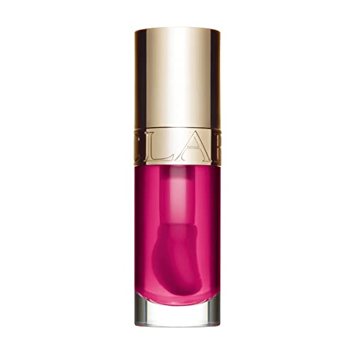 Clarins Lip Comfort Oil | Soothes, Comforts, Hydrates and Protects Lips | Sheer, High Shine Finish | Visibly Plumps | 93% Natural Ingredients | Organic Sweetbriar Rose Oil, Rich in Omega-6 and Omega-3