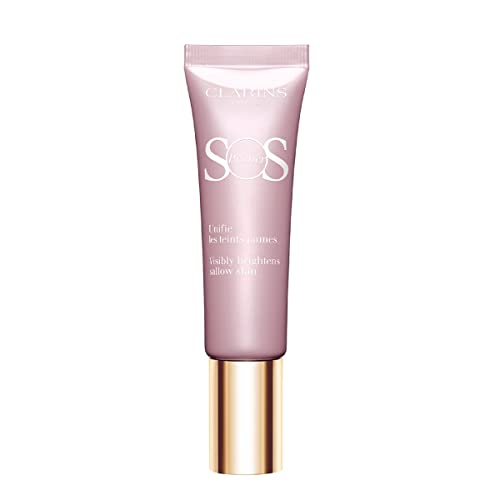 Clarins SOS Primer | Color-Correcting Make-Up Primer | Blurs Imperfections, Boosts Radiance and Preps Skin | Lightweight, Long-Lasting, Oil-Free | Contains Plant Extracts With Skincare Benefits