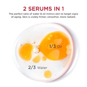 Clarins NEW Double Serum Light | Anti Aging | Visibly Firms, Smoothes & Boosts Radiance in 7 Days* | 21 Plant Ingredients | Turmeric | Lighter Texture | Great for Oily Skin and Humid Climates