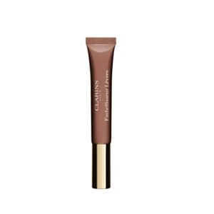 clarins natural lip perfector | award-winning | sheer finish lip gloss | instant 3d shine | nourishing, hydrating, softening and lip plumping | contains natural plant extracts with skincare benefits