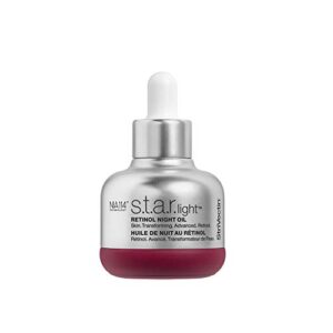 strivectin advanced retinol star light night oil with squalane, improves skin texture, wrinkles, firmness and dehydration, 1 fl oz (pack of 1)