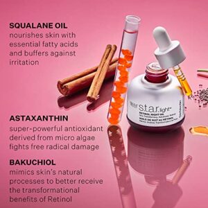 StriVectin Advanced Retinol Star Light Night Oil with Squalane, Improves Skin Texture, Wrinkles, Firmness and Dehydration, 1 Fl Oz (Pack of 1)