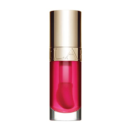 Clarins Lip Comfort Oil | Soothes, Comforts, Hydrates and Protects Lips | Sheer, High Shine Finish | Visibly Plumps | 93% Natural Ingredients | Organic Sweetbriar Rose Oil, Rich in Omega-6 and Omega-3