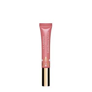 clarins natural lip perfector | sheer finish lip gloss | instant 3d shine | nourishing, hydrating, softening and lip plumping | contains natural plant extracts with skincare benefits | 0.35 oz