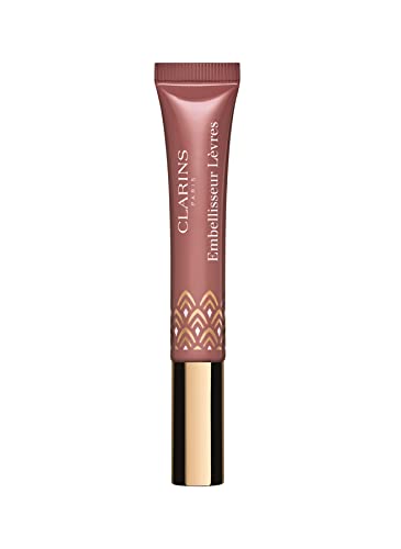 Clarins Natural Lip Perfector | Sheer Finish Lip Gloss | Instant 3D Shine | Nourishing, Hydrating, Softening and Lip Plumping | Contains Natural Plant Extracts With Skincare Benefits | 0.35 Oz