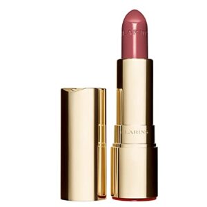 clarins joli rouge lipstick | satin finish | intense, long-lasting color | moisturizing | plumps, comforts and hydrates lips | mango oil and marsh samphire extract deliver skincare benefits | 0.1 oz