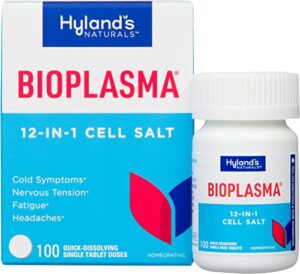 bioplasma cell salts tablets by hyland’s naturals, natural homeopathic combination of cell salts vital to cellular function, 100 count