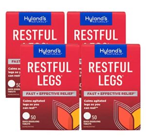 hyland’s restful legs tablets 50 ea (pack of 4)