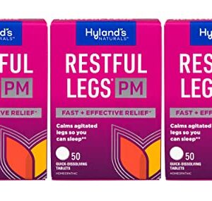 Hyland's Restful Legs PM Tablets 50 ea (Pack of 3)