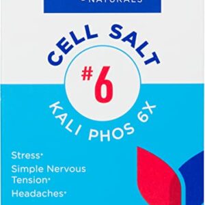 Hyland's Naturals #6 Kali Phos 6X Cell Salt Tablets, Headaches, and Simple Nervous Tension, 100 Count