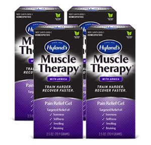 hyland’s muscle therapy gel with arnica, pack of 4