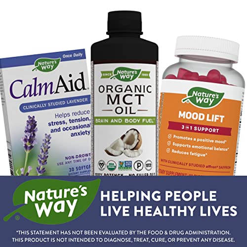 Nature's Way CalmAid, Non-Drowsy, Clinically Studied Lavender Supplement Helps Reduce Tension/Stress*