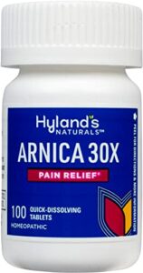 hyland’s naturals arnica 30x, 100 tablets