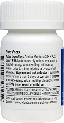 Hyland's Naturals Arnica 30x, 100 Tablets