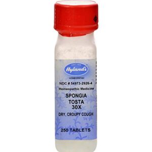 hyland’s spongia tosta 30x – 250 tablets