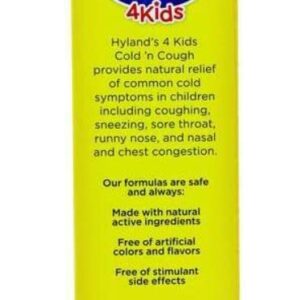 Hyland Kids Cold N Cough 4 Ounce