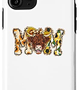 iPhone 11 Pro Mom hyland cow mama cows bull rodeo western mother kids tee Case