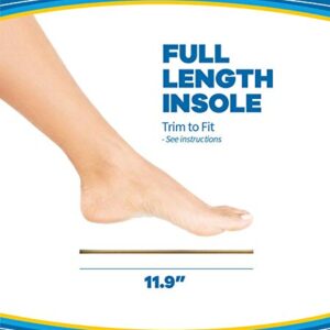 Dr. Scholl’s Comfort Double Air-Pillo Insoles, Men’s Size 7-13, Women’s Size 5-10 , 1 Pair