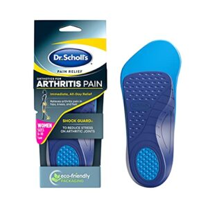 dr. scholl’s arthritis pain relief orthotics // clinically proven immediate relief of osteoarthritis pain in feet, knees and hips for women’s 6-10