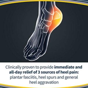 Dr. Scholl’s HEEL Pain Relief Orthotics // Clinically Proven to Relieve Plantar Fasciitis, Heel Spurs and General Heel Aggravation (for Men's 8-12, also available for Women's 5-12)