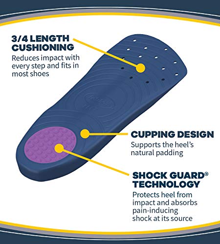 Dr. Scholl’s HEEL Pain Relief Orthotics // Clinically Proven to Relieve Plantar Fasciitis, Heel Spurs and General Heel Aggravation (for Men's 8-12, also available for Women's 5-12)