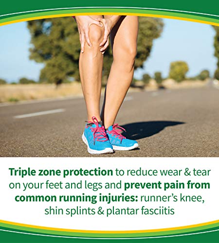 Dr. Scholl’s Running Insoles // Reduce Shock and Prevent Common Running Injuries: Runner's Knee, Plantar Fasciitis and Shin Splints, Men's 10.5-14