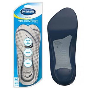 dr. scholl’s tri-comfort insoles // comfort for heel, arch and ball of foot with targeted cushioning and arch support (for men’s 8-12, also available women’s 6-10)