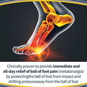 Dr. Scholl's BALL OF FOOT Pain Relief Orthotics (One Size) // Clinically Proven Immediate and All-Day Relief of Ball-of-Foot Pain by Lifting and Reducing Pressure on Metatarsal Bones