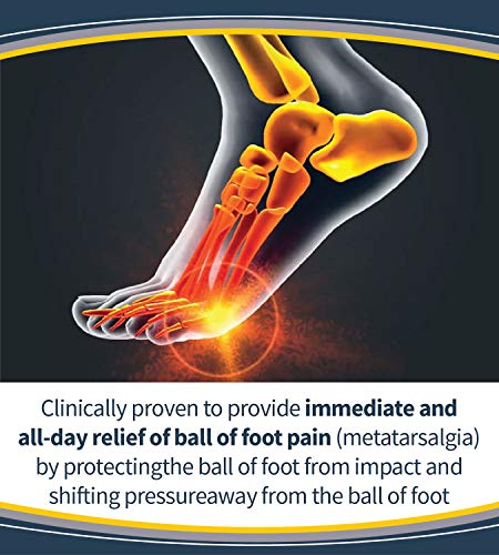 Dr. Scholl's BALL OF FOOT Pain Relief Orthotics (One Size) // Clinically Proven Immediate and All-Day Relief of Ball-of-Foot Pain by Lifting and Reducing Pressure on Metatarsal Bones