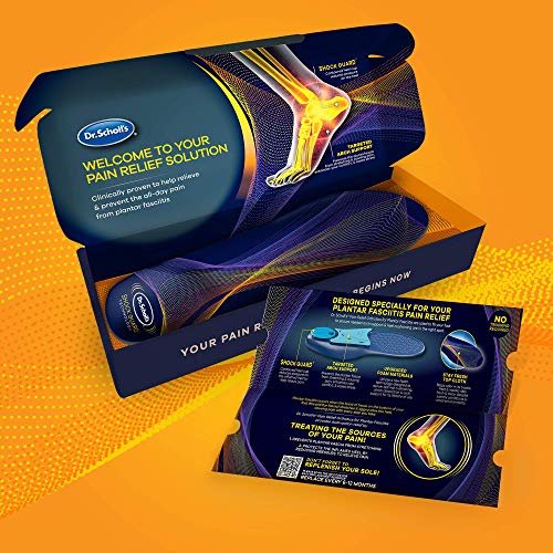 Dr. Scholl's Plantar Fasciitis Sized to Fit Pain Relief Insoles // Shoe Inserts with Arch Support for Men and Women, 1 Count