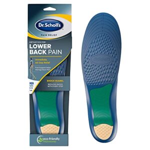 dr. scholl’s lower back pain relief orthotics // clinically proven immediate and all-day relief of lower back pain (for men’s 8-14, also available for women’s 6-10)