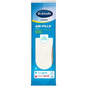 dr. scholls air-pillo insoles unisex (men 7-13) (woman 5-10) 6 count (pack of 1)