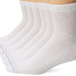 Dr. Scholl's Men's Diabetes & Circulator Sock, White, 7 12 US