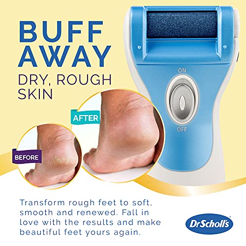 Scholls Dr. Scholl’s Electric Foot Callus Remover - DreamWalk Express Pedi Foot Smoother - Callus Remover for Feet - Foot Grinder Shaver - Pedicure Tools, 1 Count (Pack of 1)