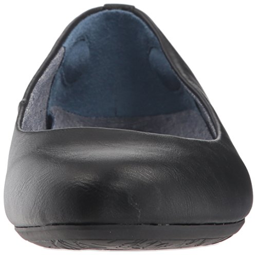 Dr. Scholl's Shoes Women's Giorgie Ballet Flat, Black Smooth, 7 W US