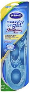 dr. scholl’s massaging gel stimulating step insoles, men