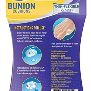 Dr. Scholls Bunion Cushions Duragel 5 Count (Pack of 3)